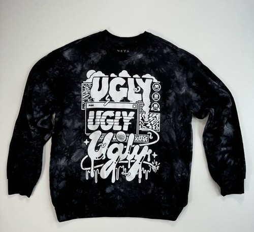 "ugly ugly ugly" Paymoneywubby Sweatshirt merch Mens 2XL Thick Tie-Dye ...