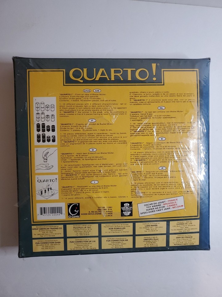 QUARTO! Board Game For Family Fun Event Time USA Some Sealed | eBay