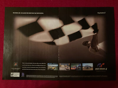Gran Turismo 4 Xbox Playstation 2004 print Ad Promo art - Great to ...