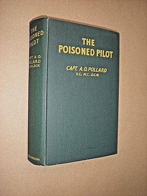THE POISONED PILOT. CAPT. POLLARD. circa 1940's HARDBACK BOYS MYSTERY ...