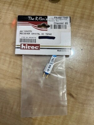 Hitec 75mHz Dual Conversion Receiver Xtal CH.65 PN-6677565 | eBay