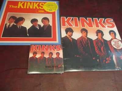 THE KINKS S/T RARE SET OF IMPORT 180 GRAM GERMAN JACKET + COLORED VINYL ...