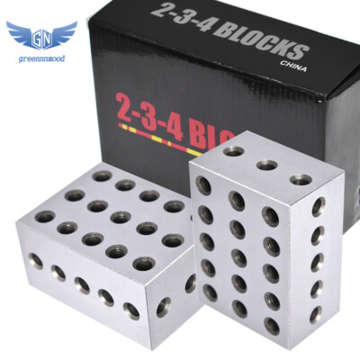 1 Matched Pair Ultra Precision 2-3-4 234 Blocks 23 Holes .0002 ...