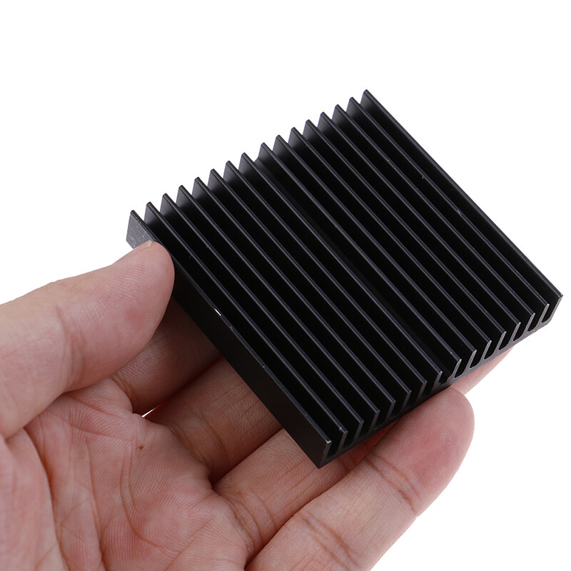 1pcs 60*60*10mm Black Aluminum Radiator Motherboard Chip Heatsink B-;h ...