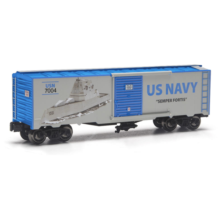 O Gauge United States Navy Boxcar with Operating Coupler, Military ...