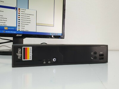 Fujitsu Mini PC Windows XP Computer Klassiker 64GB SSD m.SATA 2GB COM ...