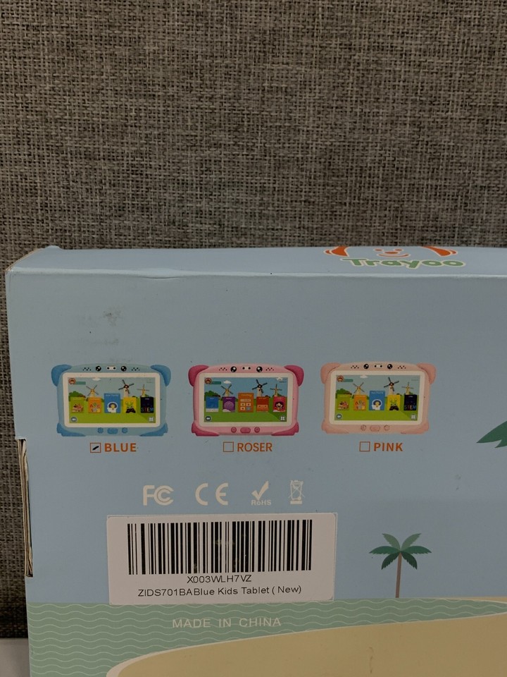 Trayoo 7" Tablet for Kids - Blue | eBay