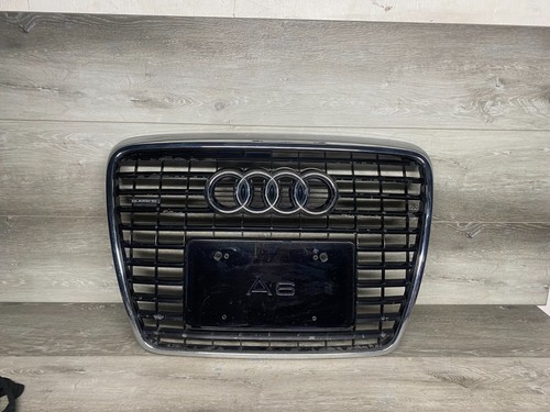 OEM AUDI A6 S6 2009-11 FRONT BUMPER RADIATOR GRILLE CHROME BLACK GRILL ...