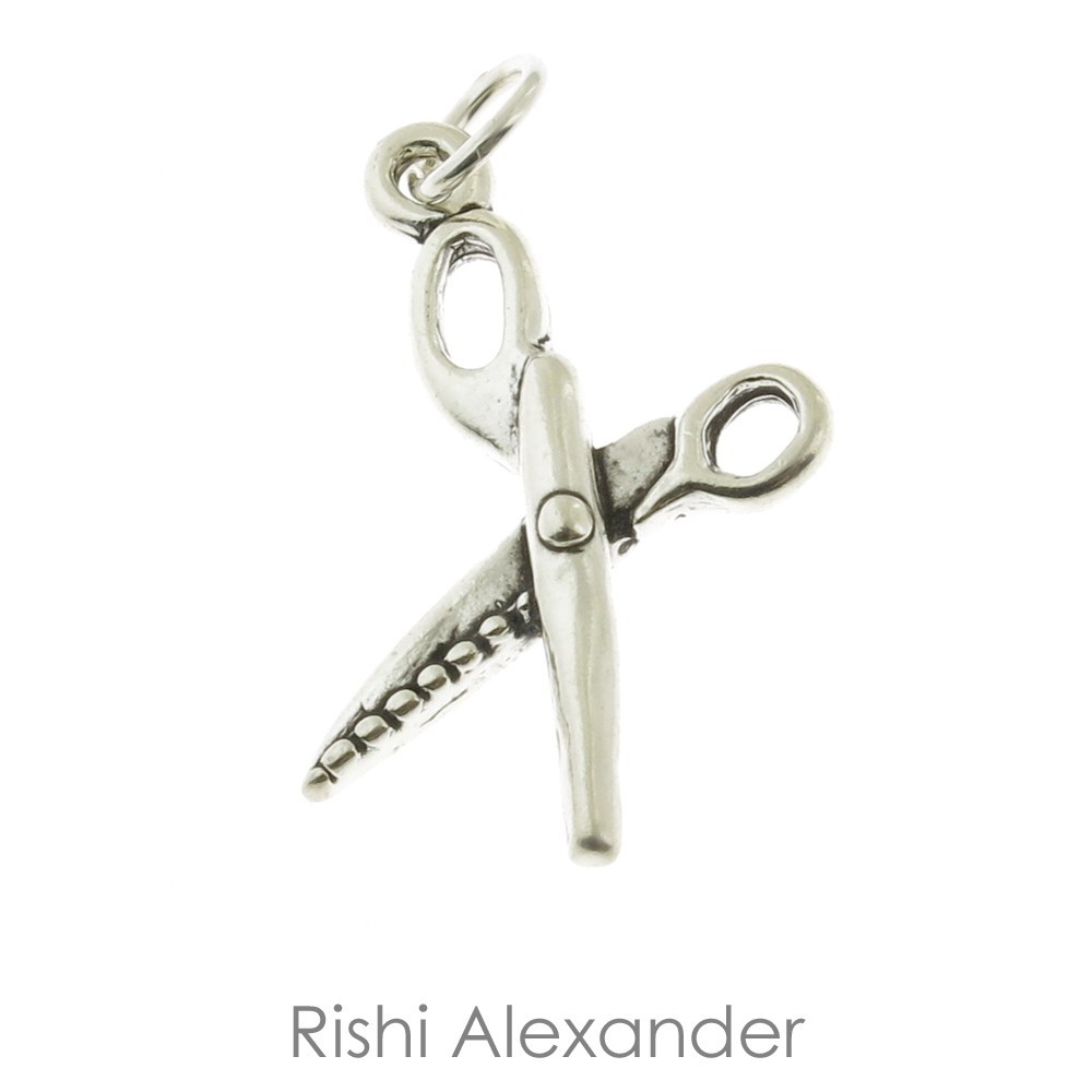 925 Sterling Silver Pinking Shears Charm Made in USA | eBay