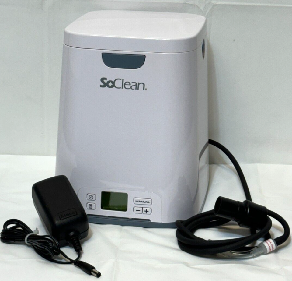 SoClean 2 CPAP Sanitizer/Cleaner Machine Bundle with Hose & Power ...