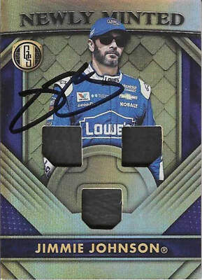 AUTOGRAPHED Jimmie Johnson 2021 Panini Chronicles Gold Standard NEWLY ...