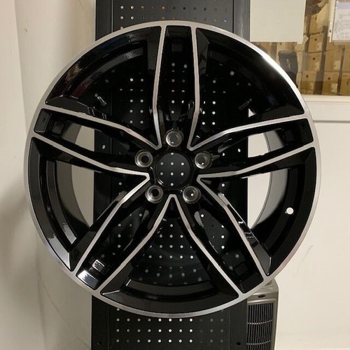 19" BLACK RS6 STYLE WHEELS RIMS FITS VW VOLKSWAGEN EOS CC R32 5X112 ...