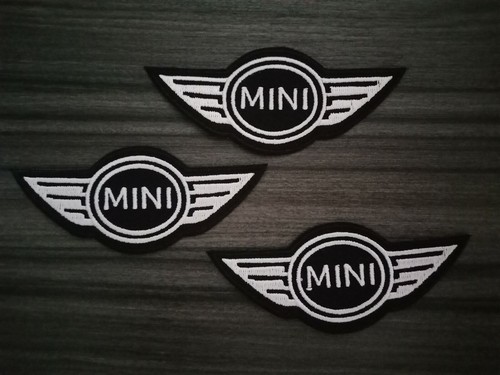 3pcs MINI COOPER Patches Car Racing MOTORSPORTS Embrodered Iron or Sewn ...