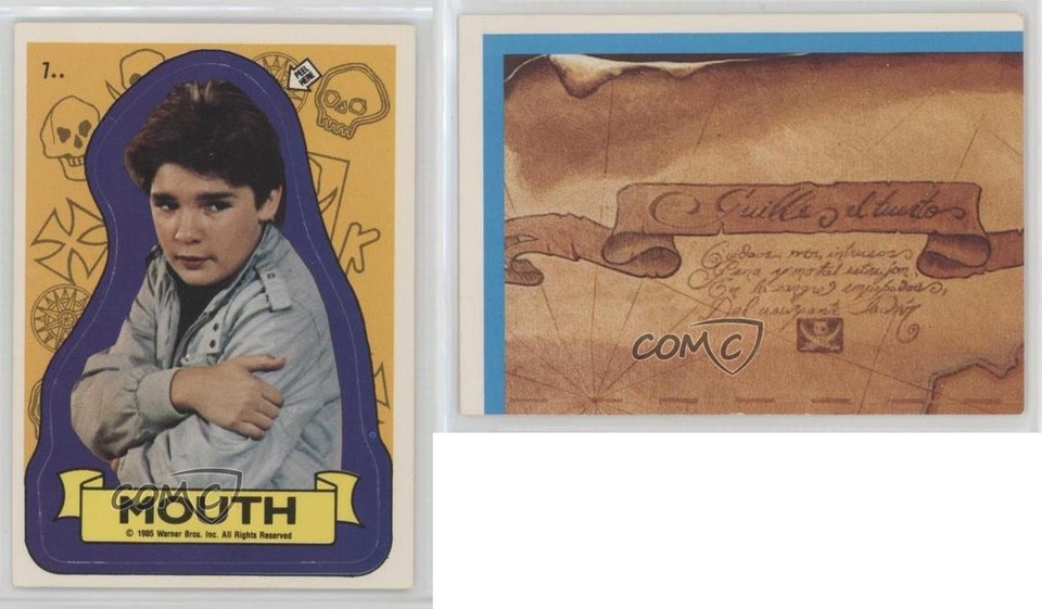 1985 Topps The Goonies Stickers Mouth Corey Feldman #7 3hd | eBay