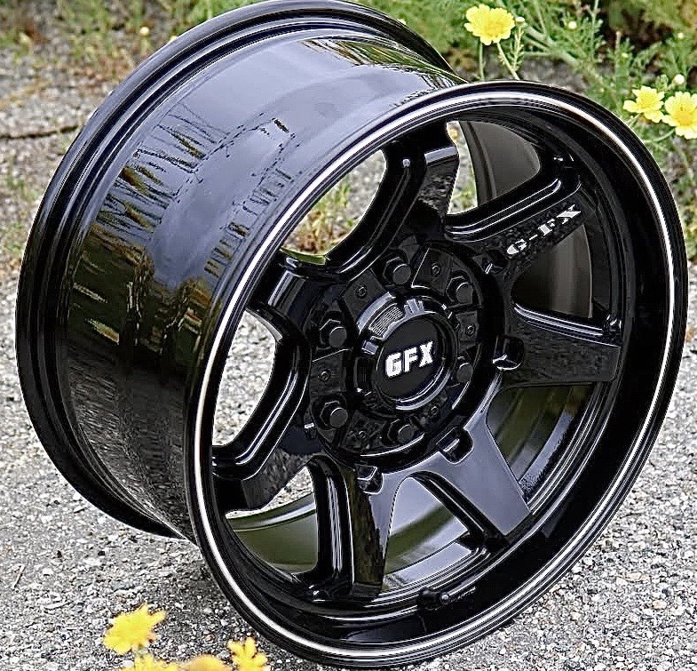 18” Gloss Black Milled GFX TR32 Wheels fits 1997 2011 Dodge Ram 1500 ...