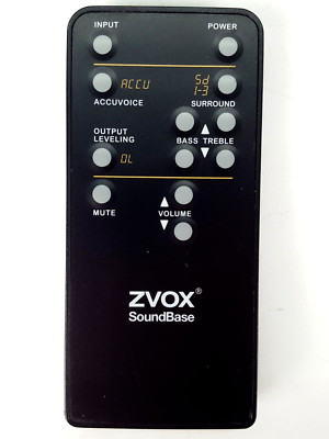 ZVOX Remote Control OMNI SoundBase 450 Speakers theater surround sound ...