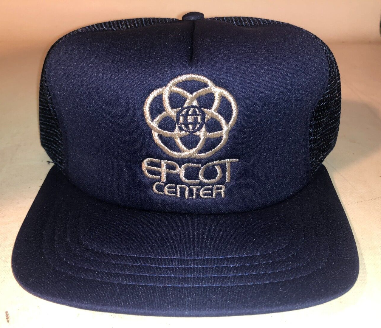 Vintage NOS New Epcot Center Navy Snapback Trucker Hat California ...
