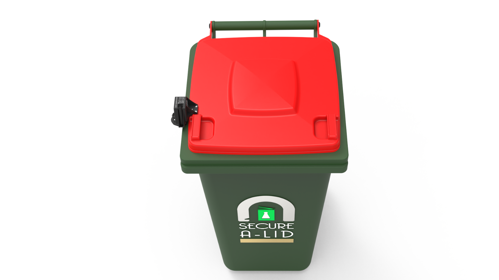 Wheelie Bin Lock, Wheelie Bin Lid Lock, Gravity Lock, Premium Bin Lid ...