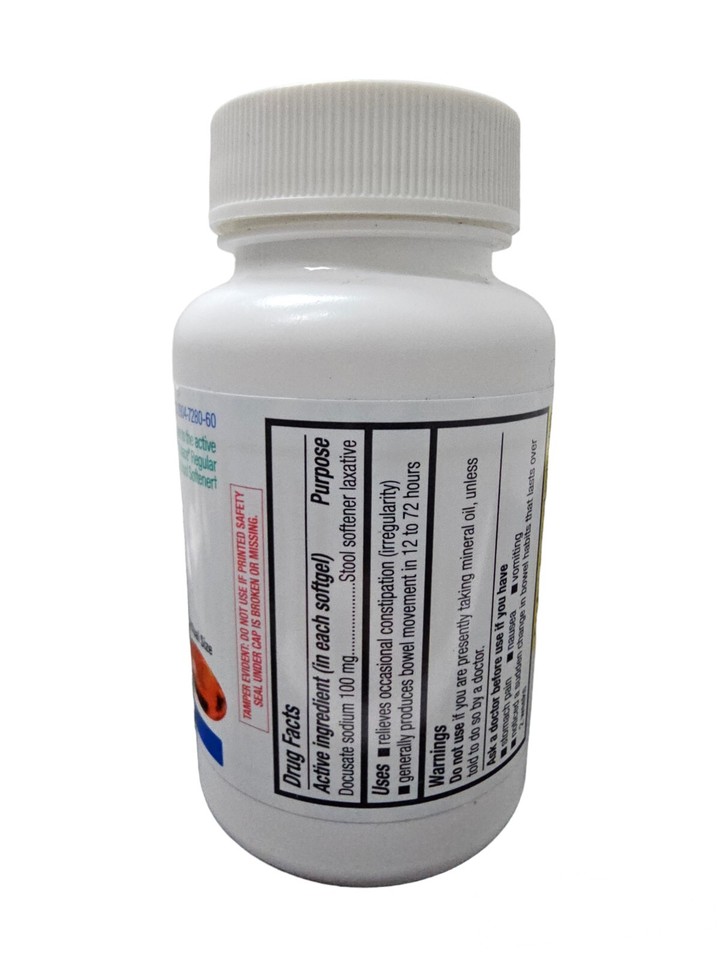 Major Docusate Sodium (Laxative) 100mg Softgels 100ct | eBay