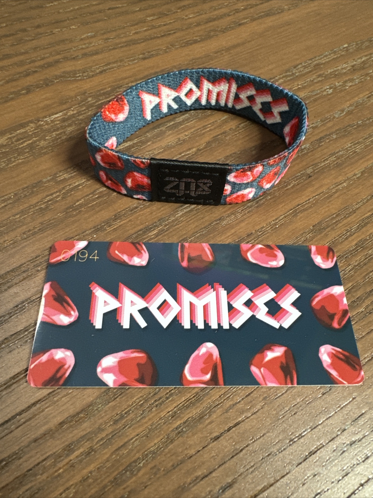 ZOX Gold Strap Small - Promises - Wristband Bracelet w/Card | eBay