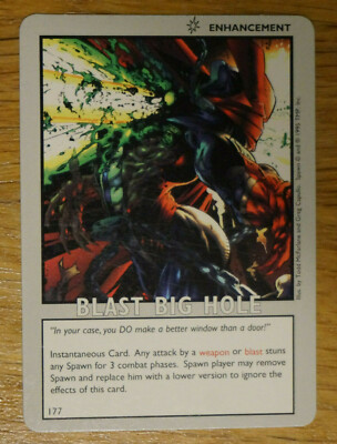 BLAST BIG HOLE Spawn Powercardz TCG CCG Promo Card Power Cardz | eBay