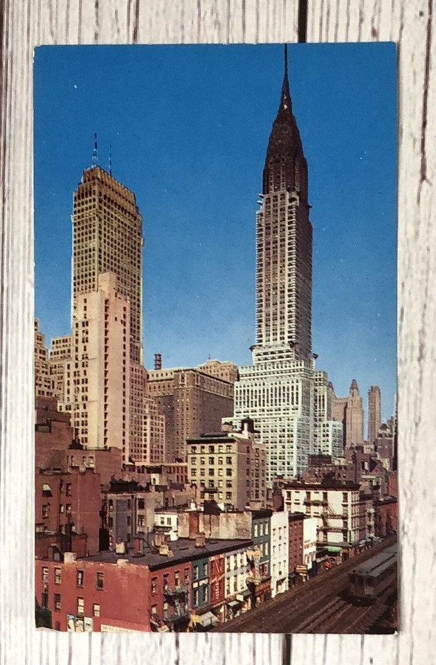 New York NY NYC Midtown Manhattan Chrysler Building Postcard | eBay