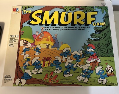 Vintage 1981 The Smurf Game #4113 Board Game | eBay