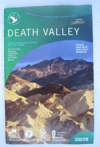 Oh Ranger Complete Guide DEATH VALLEY National park AAA map book ...