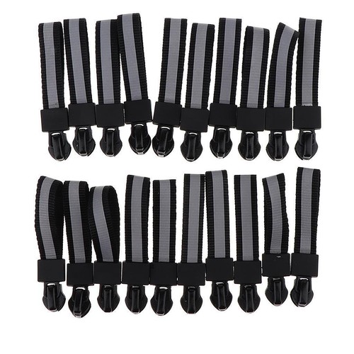 20 Pieces Metal Zipper Puller with Webbing Cord for Clothing | eBay