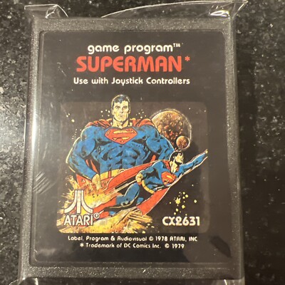 Superman (1978) (Atari 2600, 1978) - Tested & Working | eBay