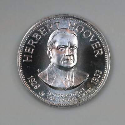 Franklin Mint Presidential Commemorative Sterling Silver Medal ...