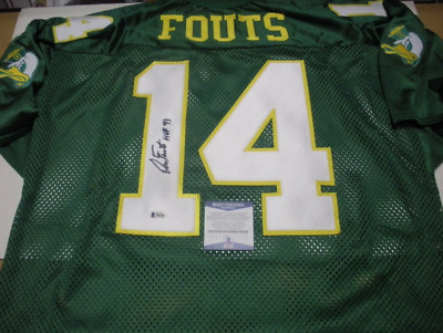 DAN FOUTS OREGON DUCKS,CHARGERS BECKETT/COA SIGNED OFFICIAL WILSON ...