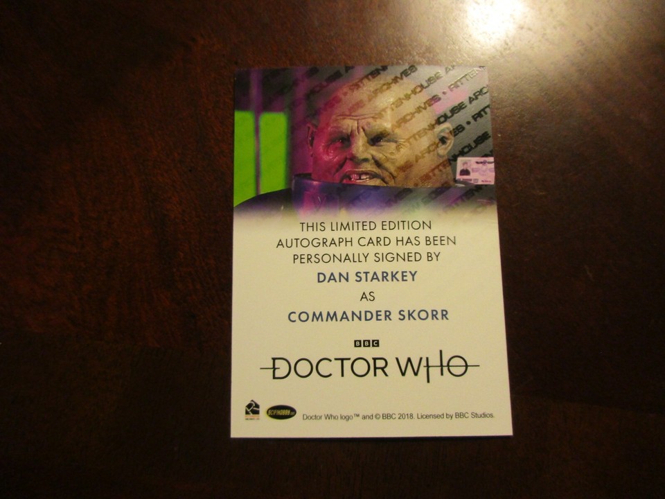 Doctor Who Series 1-4: Dan Starkey as Commander Skorr Full Bleed ...