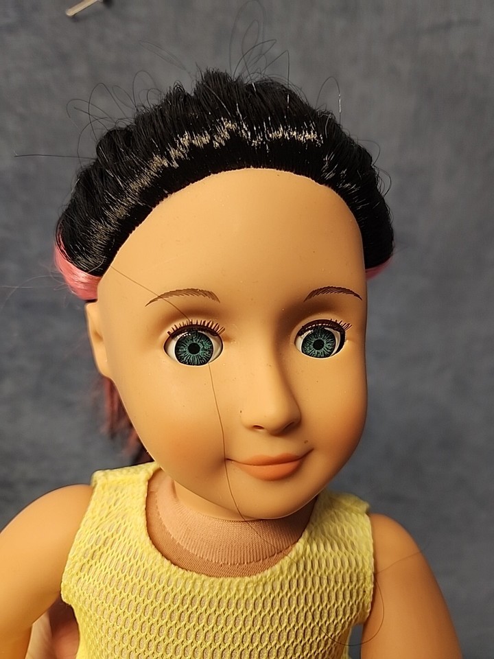 Battat Our Generation Sophia 18" Play Doll Latina Pink Hair Blue Eyes u ...