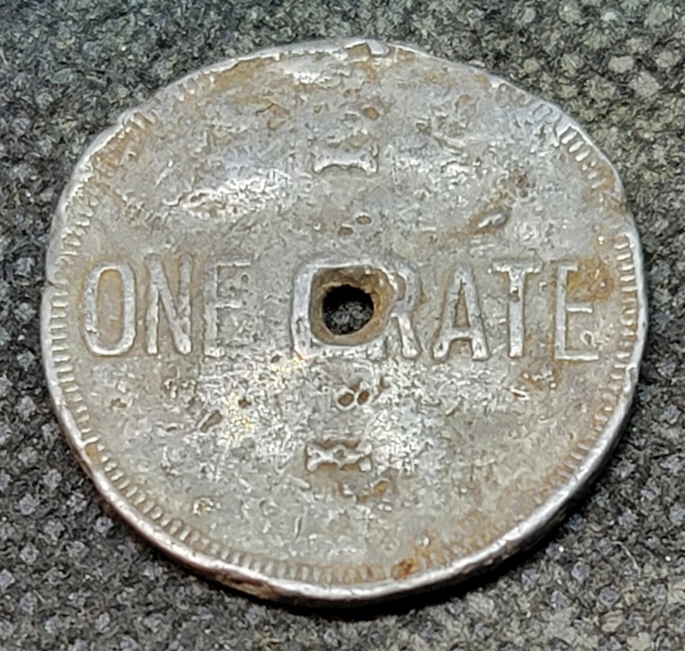 OZARK IMP. CO. ONE CRATE TRADE TOKEN L906 I AM GUESSING MISSOURI | eBay