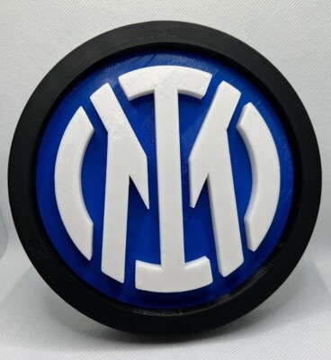 Inter FC internazionale Milano logo calcio stemma 3D insegna ...