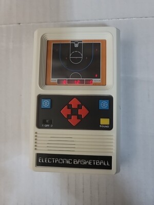 Basketball Handheld Video Game Mattel Electronics Vintage - Tested ...