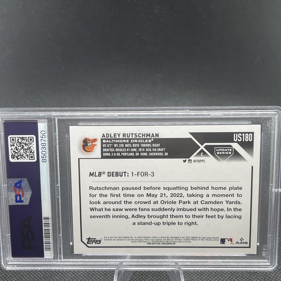 2023 Topps Update - Rookie Debut Gold Foil #US180 Adley Rutschman (RC ...