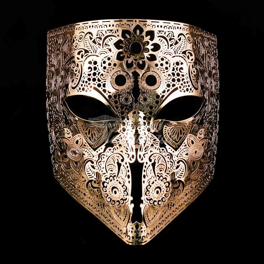 Mens Masquerade Mask Gold