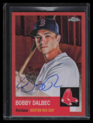 2022 Topps Chrome Platinum Autographs Orange Refractor Bobby Dalbec ...