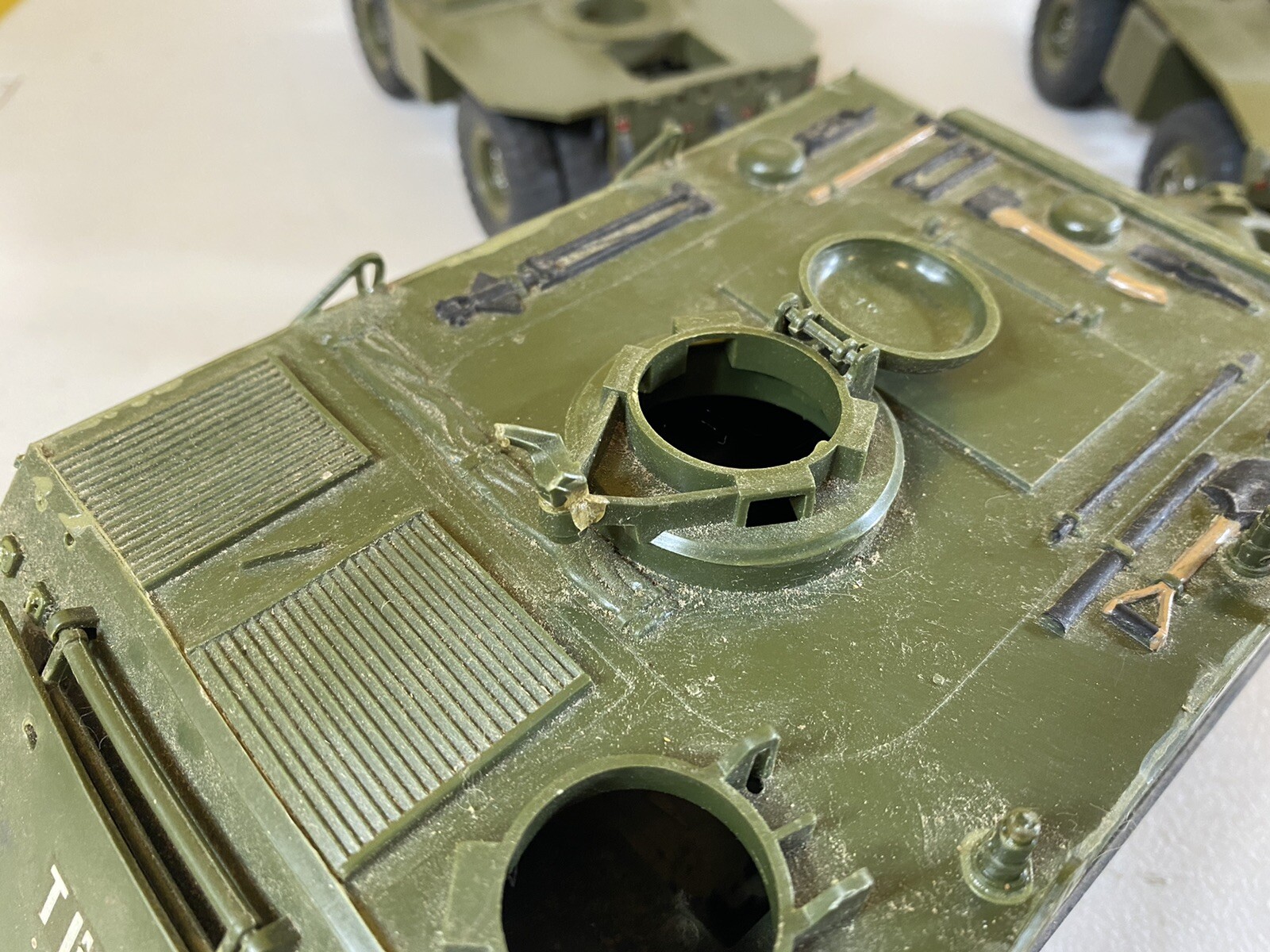 U.S. army models tanks, cannons, & trucks lot military boat 3B45 | eBay