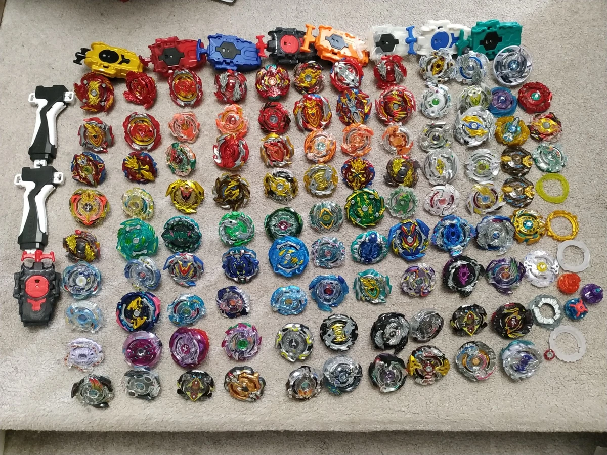 Beyblade Lot Of Burst Beyblades String Launchers Grips