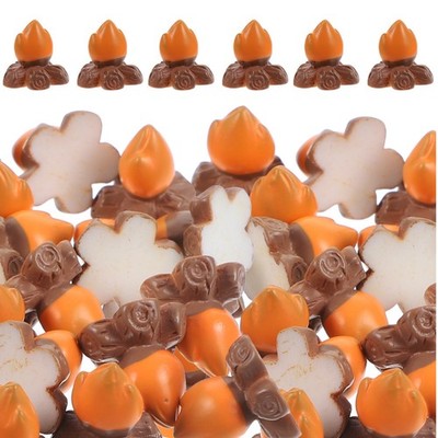 30 Pcs Mini Fire Model Campfire Flame Resin Decor Bonfire Decorations ...