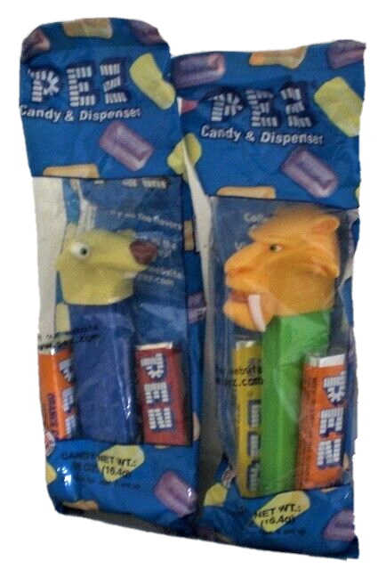 ICE AGE PEZ DIEGO & SID FACTORY SEALED BAGS NEW | eBay