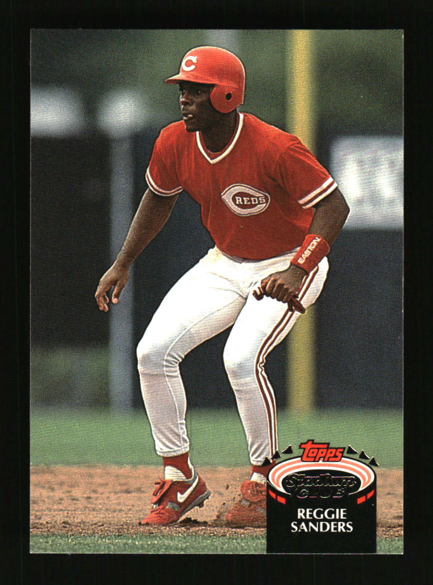 1992 Stadium Club Reggie Sanders #865 Cincinnati Reds Baseball Card | eBay