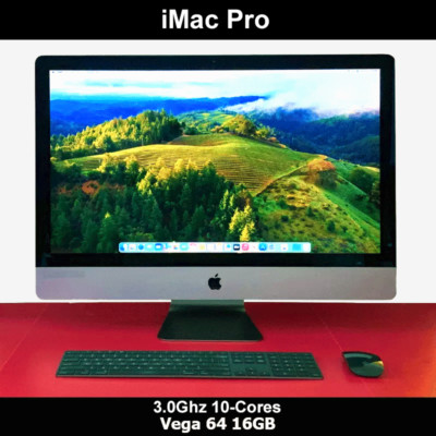iMac Pro 27 | 3.0GHz 10-Cores | 128 GB | 1TB SSD | AMD Vega 64 16GB ...
