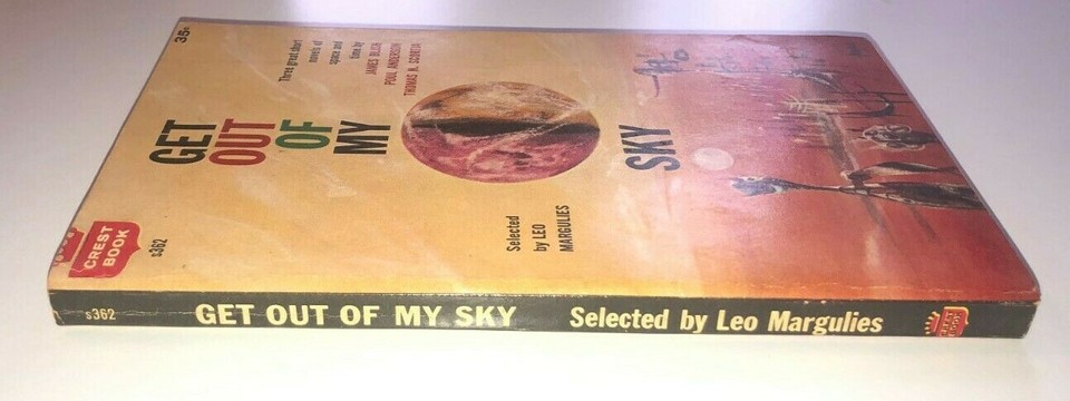 GET OUT OF MY SKY by BLISH/ANDERSON/SCORTIA PBO (1960) CREST BOOKS s362 ...