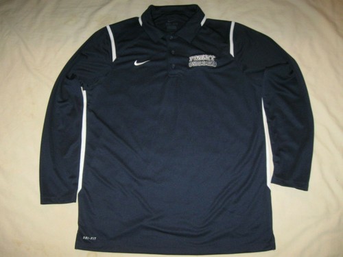 Pingry School Big Blue Long Sleeve Polo Shirt NIKE Swimming Men's Large ...