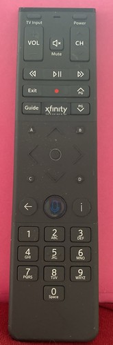Original XR15 V2 Wedge Gray Voice Remote Control COX Comcast Xfinity ...