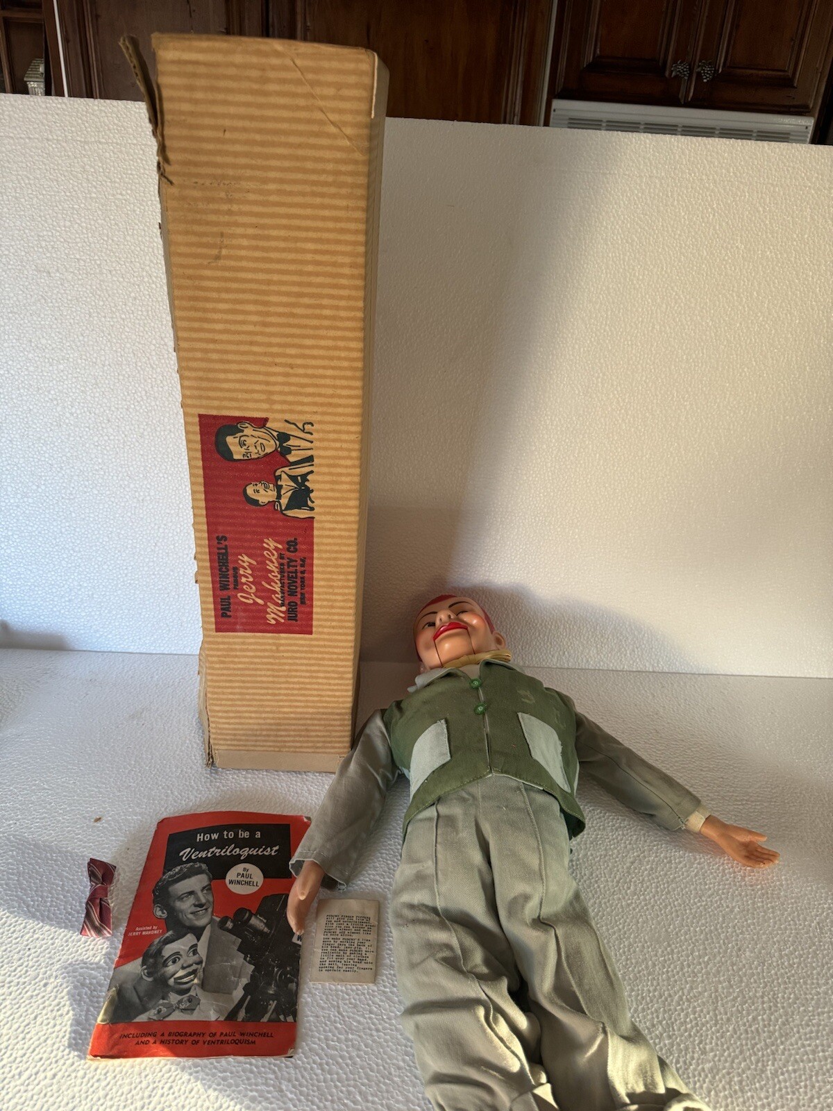 JERRY MAHONEY Ventriloquist Dummy Puppet Figure Doll Paul Winchell ...